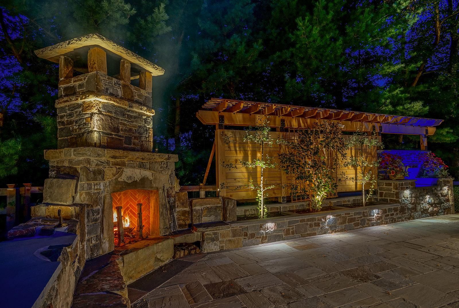 Outdoor Lighting & Audio | Sycamore Landscape